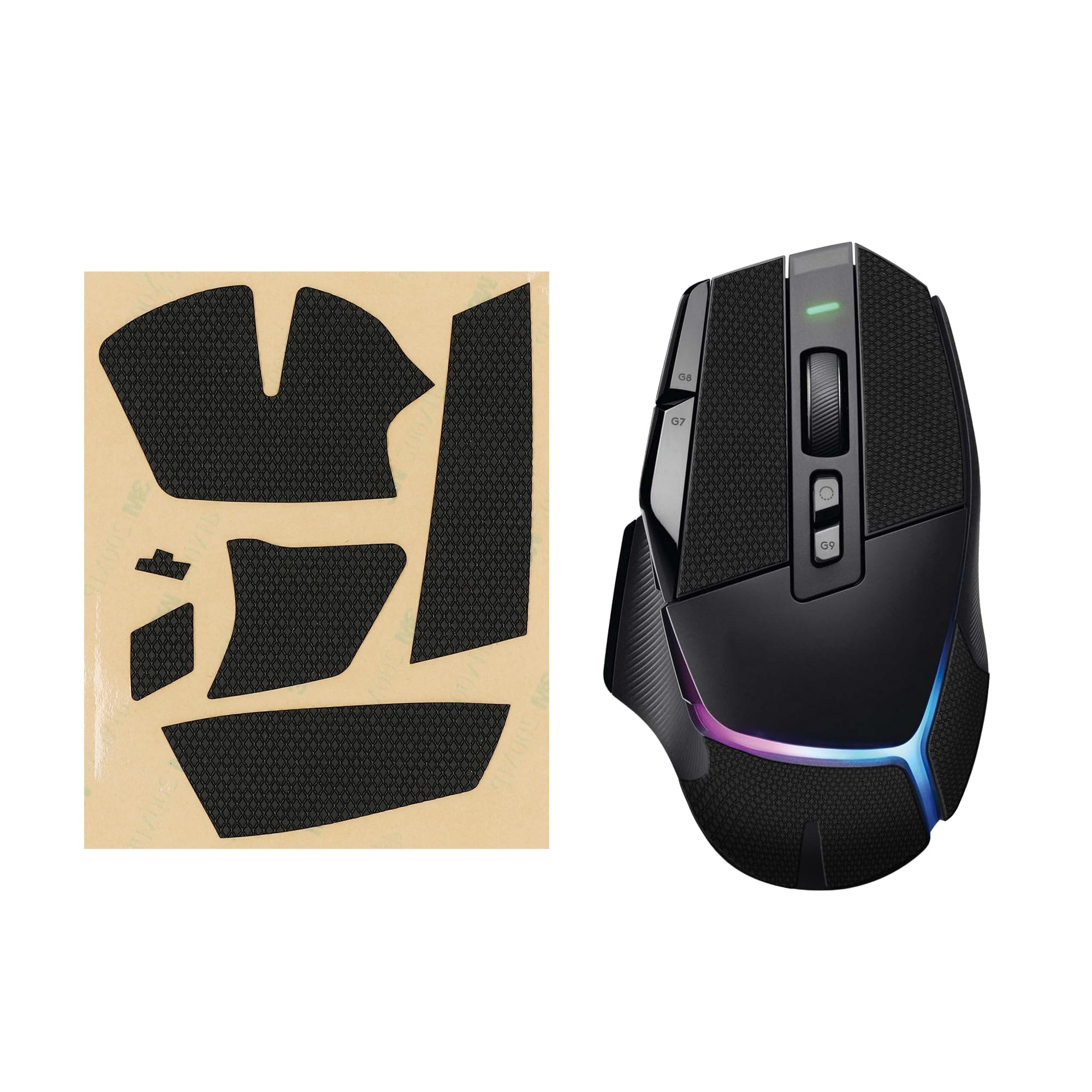 Amazon.com: kwmobile Mouse Grip Tape Compatible with Logitech G502 X ...