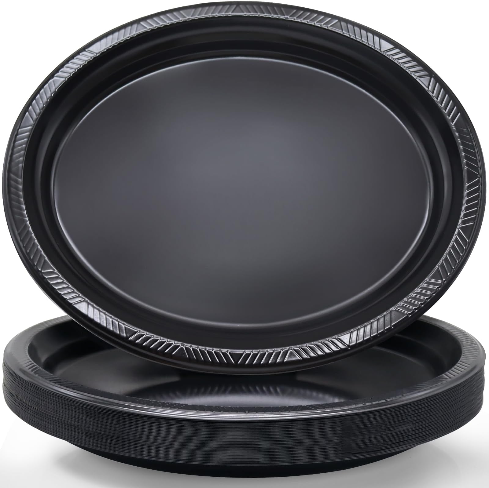 Amazon.com: Hanna K. Signature Collection 50 Count Plastic Plate, 10 ...