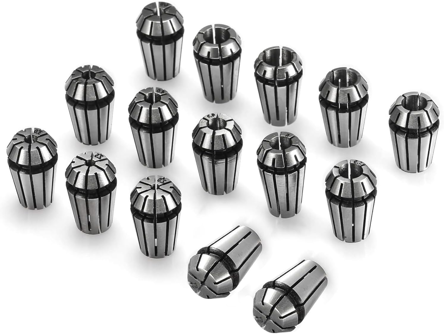 15Pcs ER11 Spring Collet Set for CNC Engraving Milling Lathe Chuck 1 ...