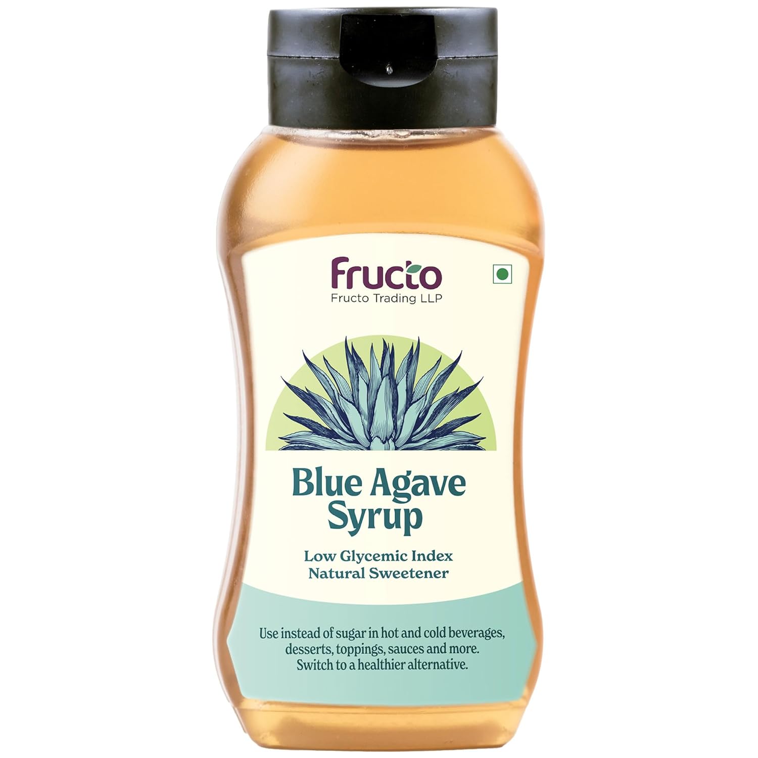 Fructo 100% Blue Agave Syrup 400g – Organic Natural Sweetener, Low ...