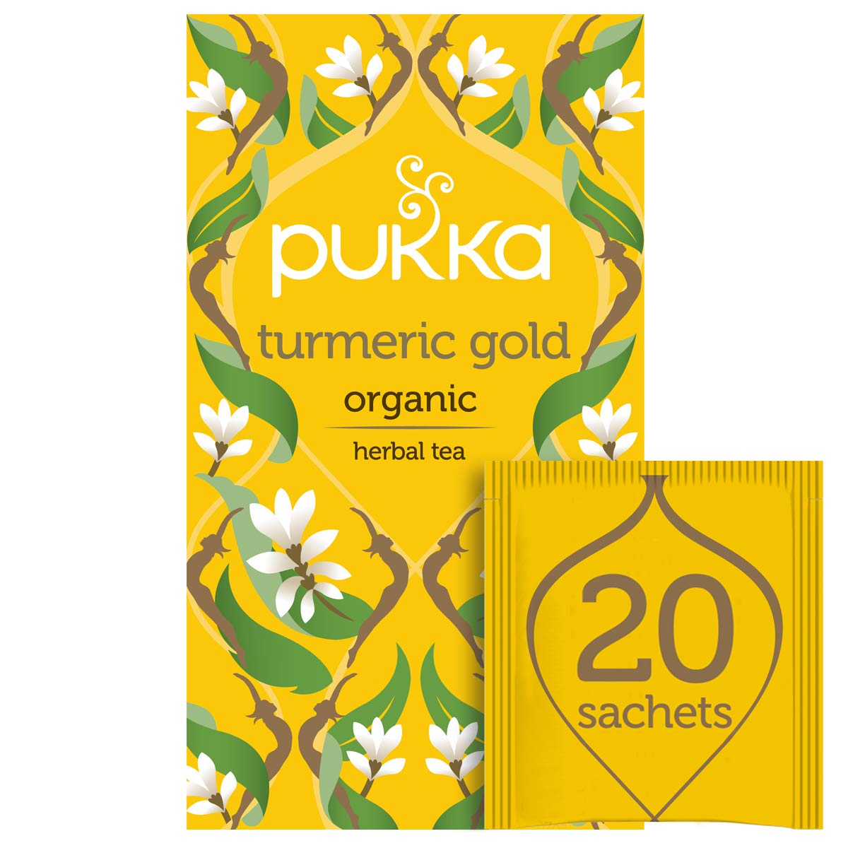 Pukka Turmeric Gold Daily Power With Turmeric, Lemon And Green Tea ...