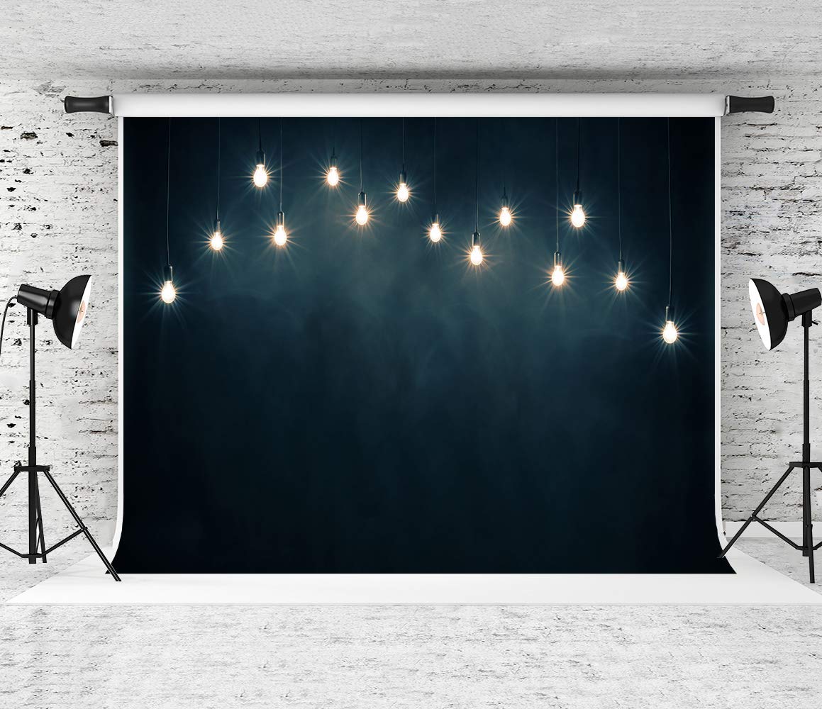 Buy Kate 7x5ft Dark Blue Portrait Photo Backdrop Lights Photography ...