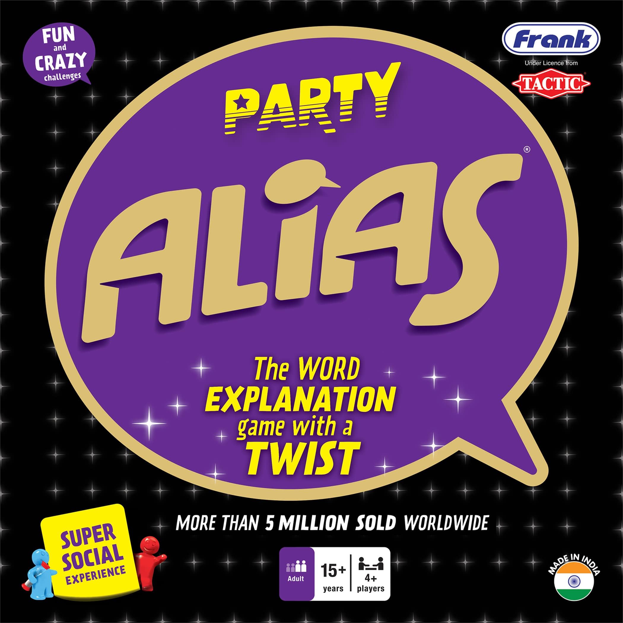 Buy Frank Party Alias Board Game – Fun and Interactive Family Board ...