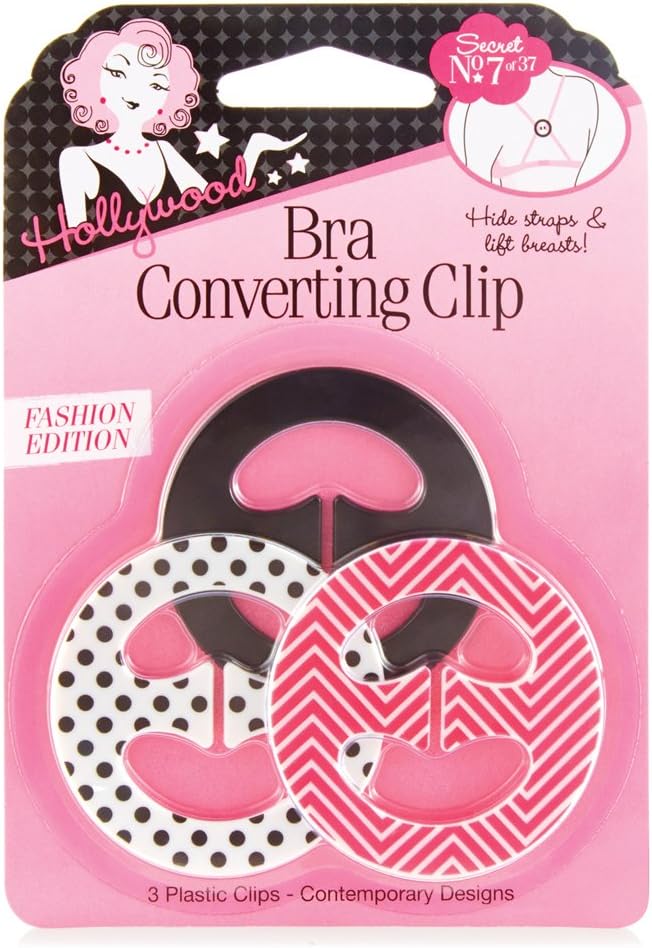 Amazon.com: Hollywood Fashion Secrets Bra Converting Clips, 3 Count ...