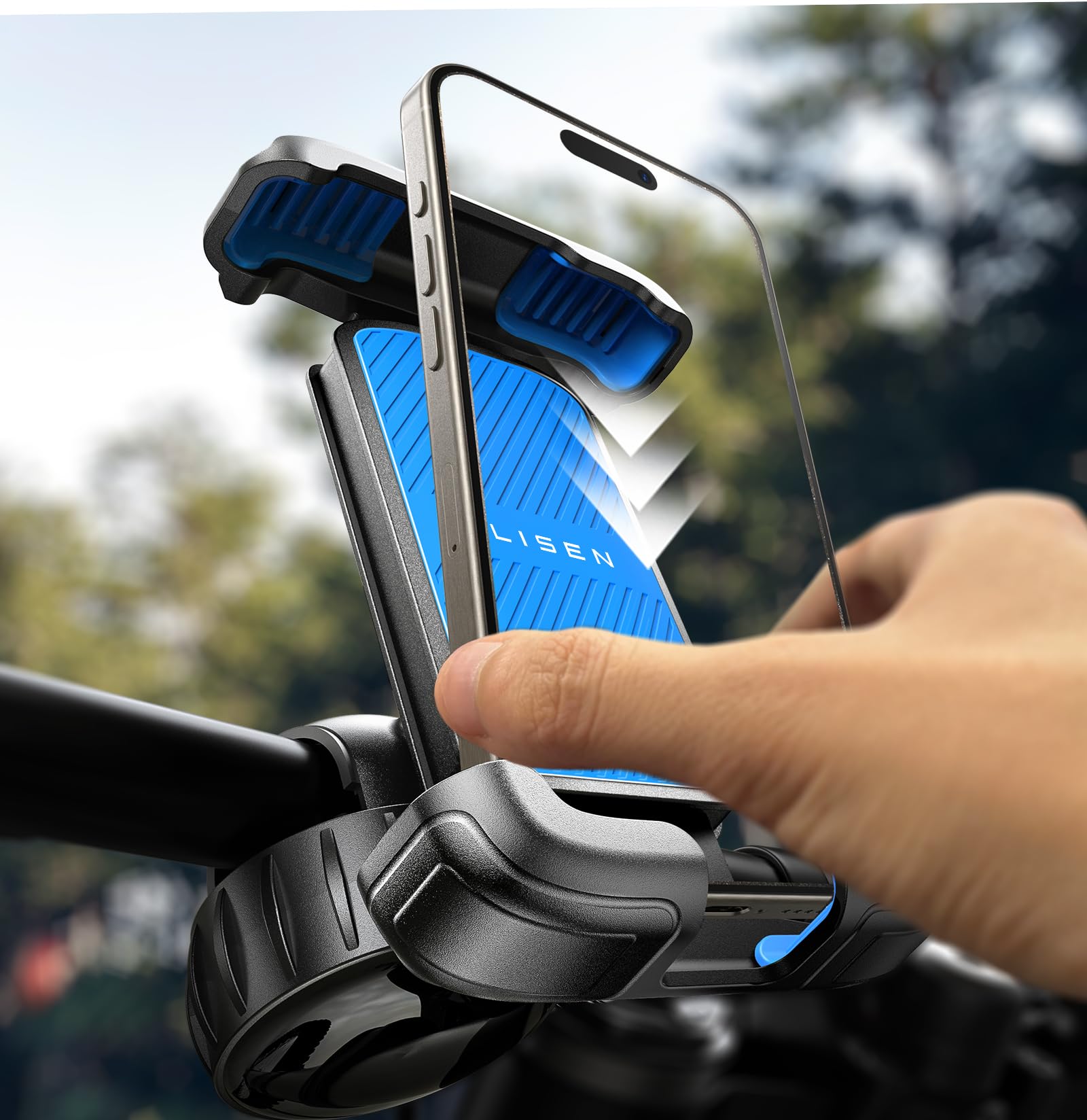 Snapklik.com : Upgrade Bike Phone Holder Super Easy Install Ultra ...