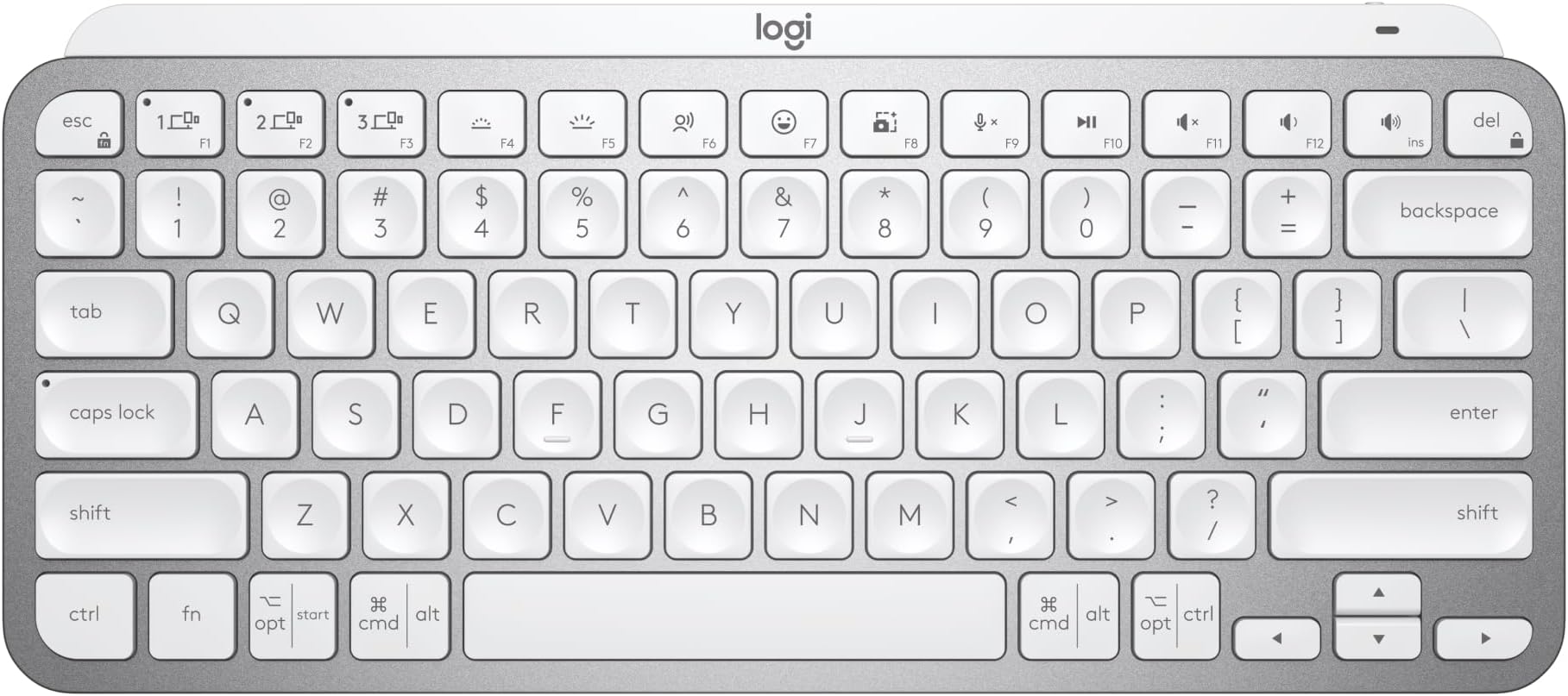 Logitech MX Keys Mini Minimalist Wireless Illuminated Keyboard, Compact ...