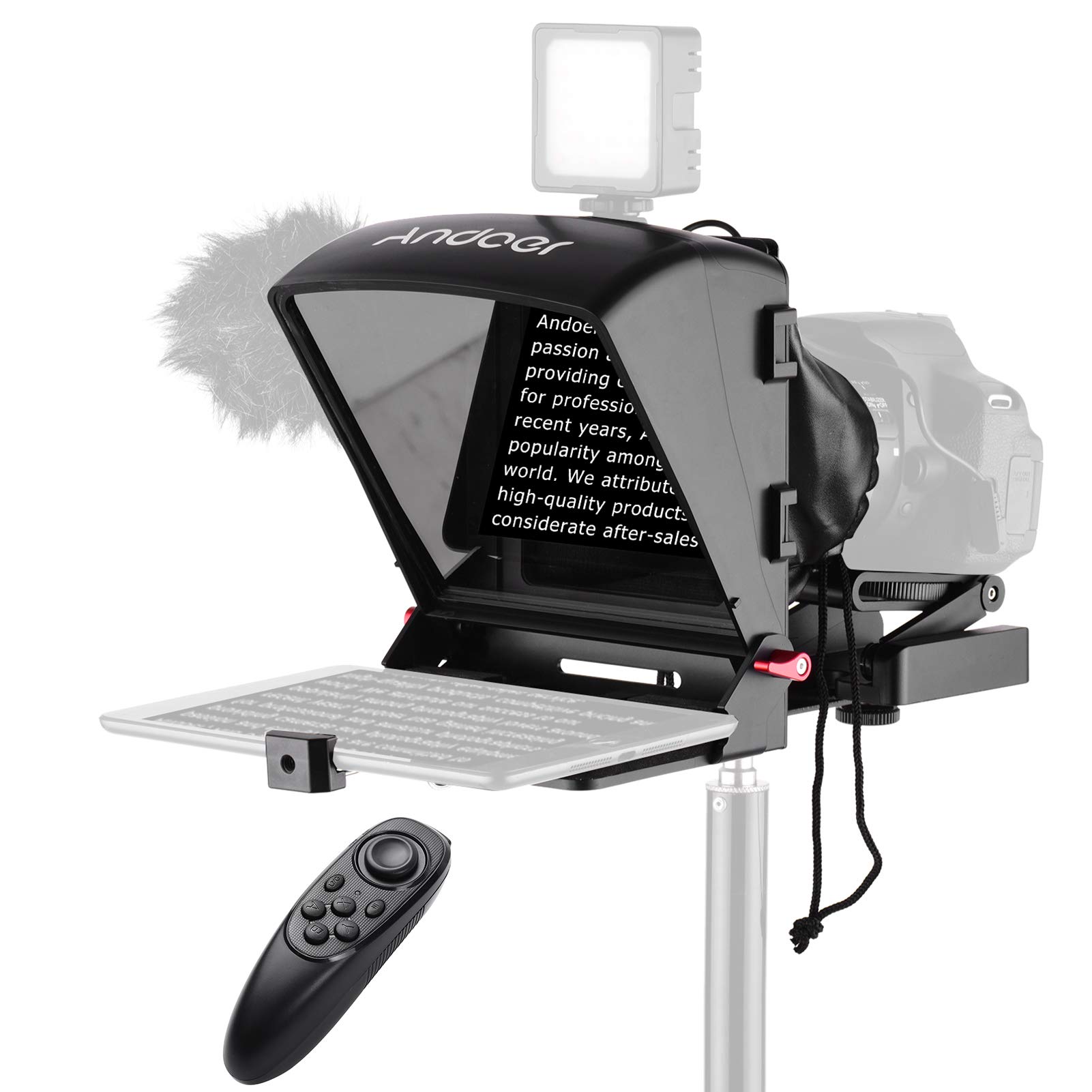 Andoer A1 Universal Portable Teleprompter Prompter For Smartphone ...