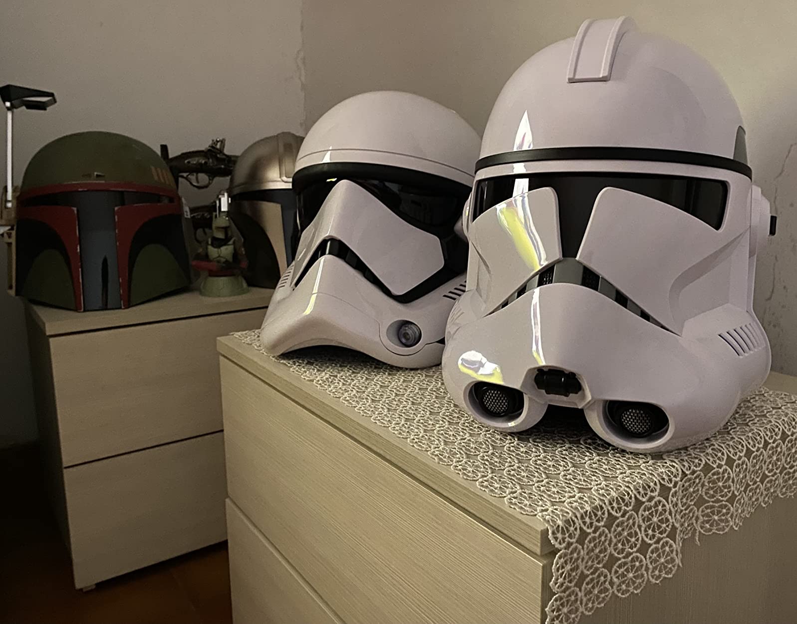 Star Wars Hasbro The Black Series, Casco elettronico Premium Clone Trooper (Fase II), Replica 1: ...