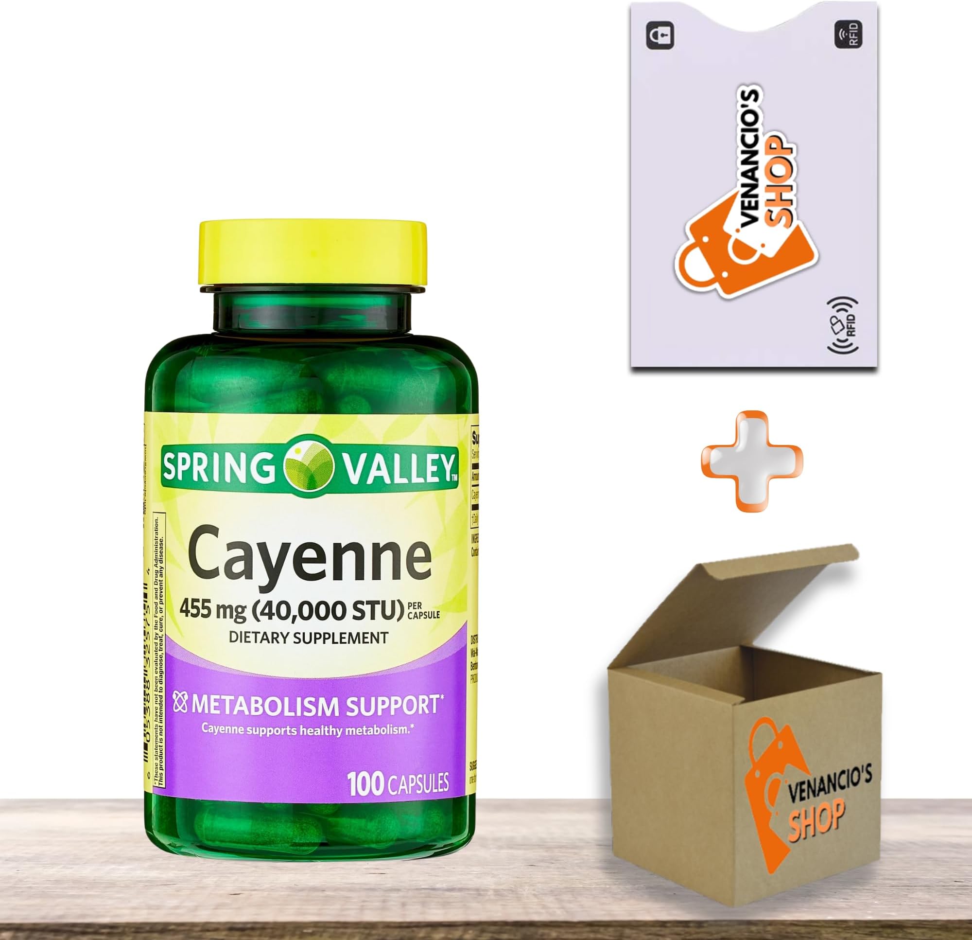 Amazon.com: ikj Cayenne Metabolism Support Dietary Supplement Capsules ...