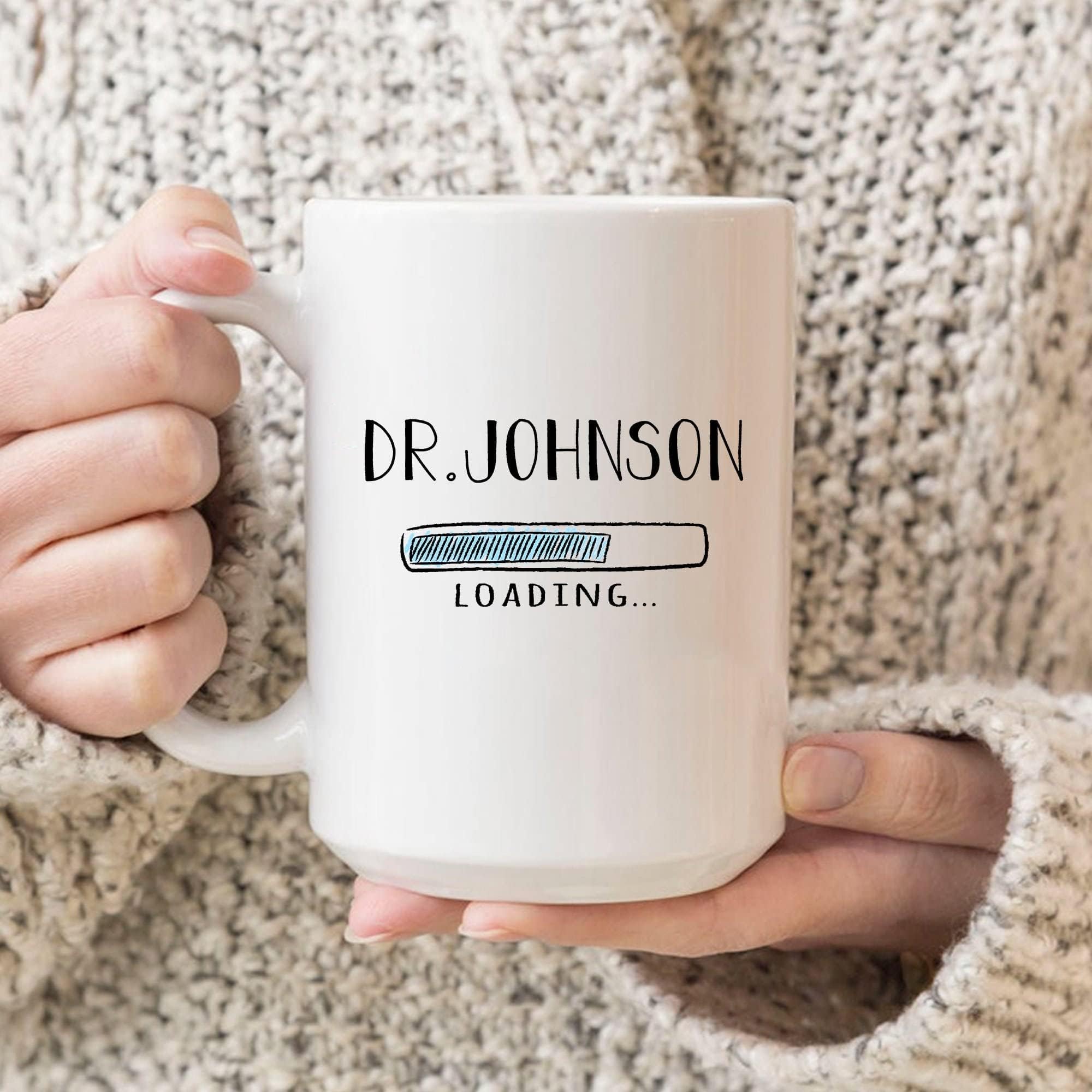 Amazon.com: Personalized Medical Student Gift - Custom Dr Loading Mug ...