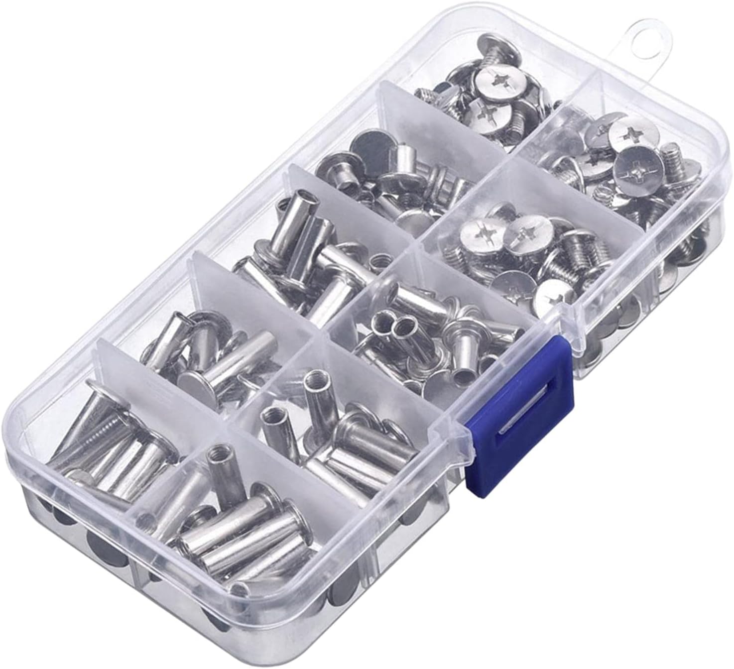 Amazon.com: barenx Nickel Plated Book Binding Screws - Chicago Screws ...