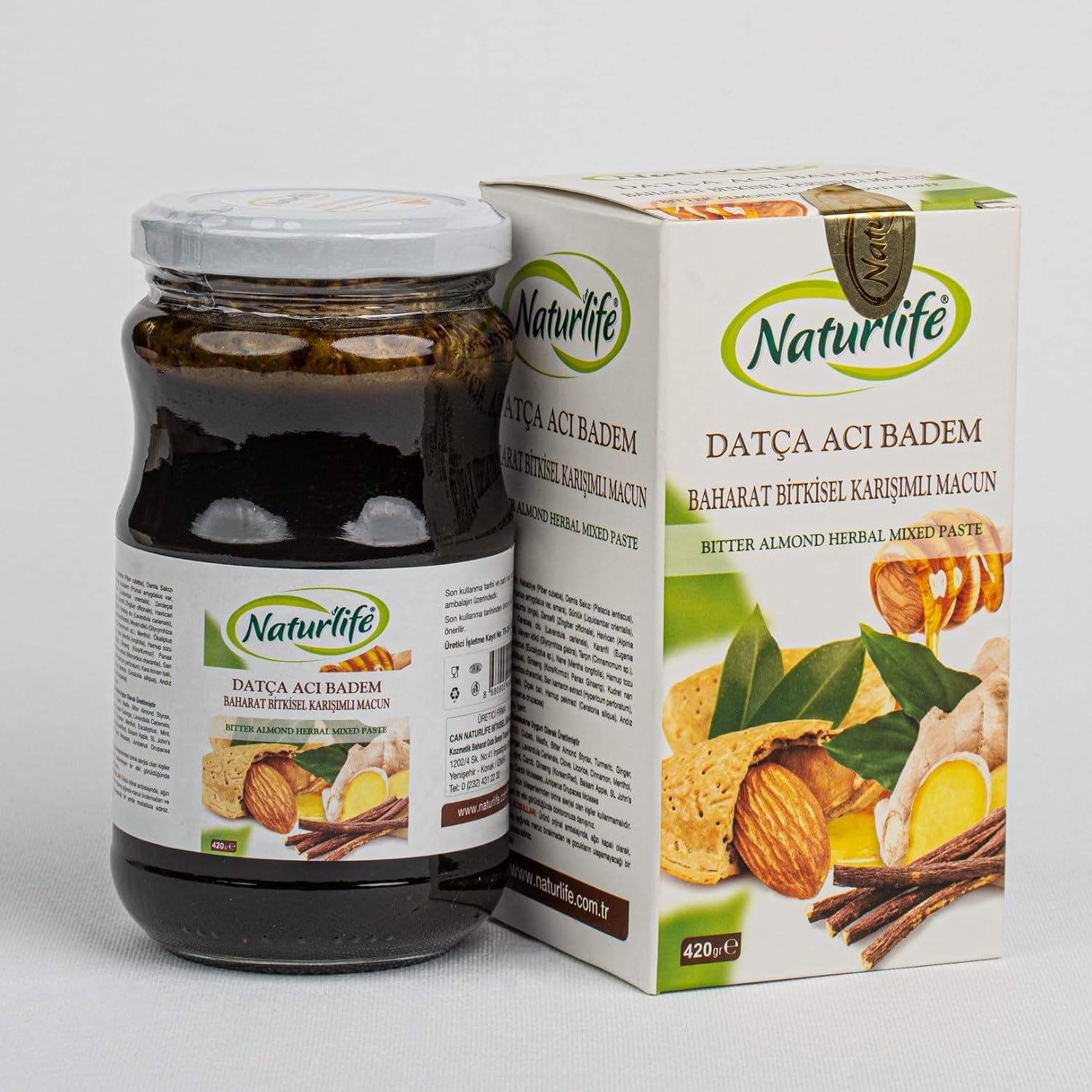 Bitter Almond Herbal Mixed Paste 420g : Amazon.co.uk: Grocery
