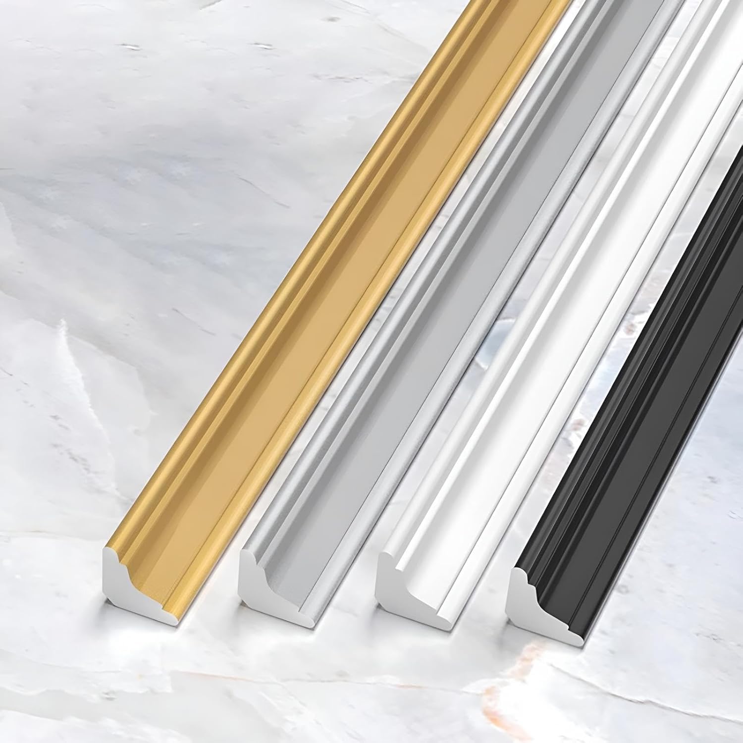 5M Self-Adhesive PVC Ceiling Strips – Triangle Decorative Ceiling Angle ...