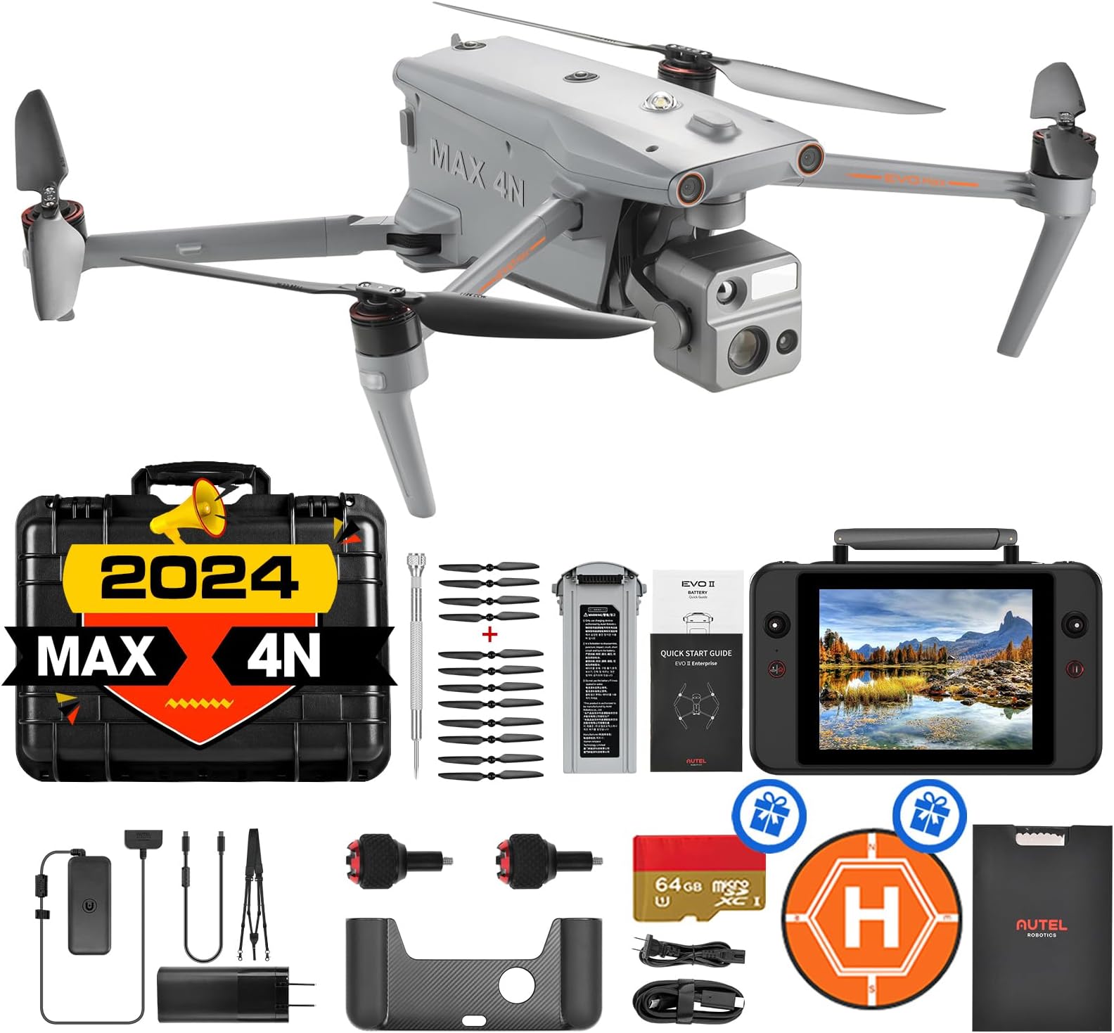 Amazon.com: Autel Robotics EVO MAX 4N Drone, Starlight Night-Vision ...