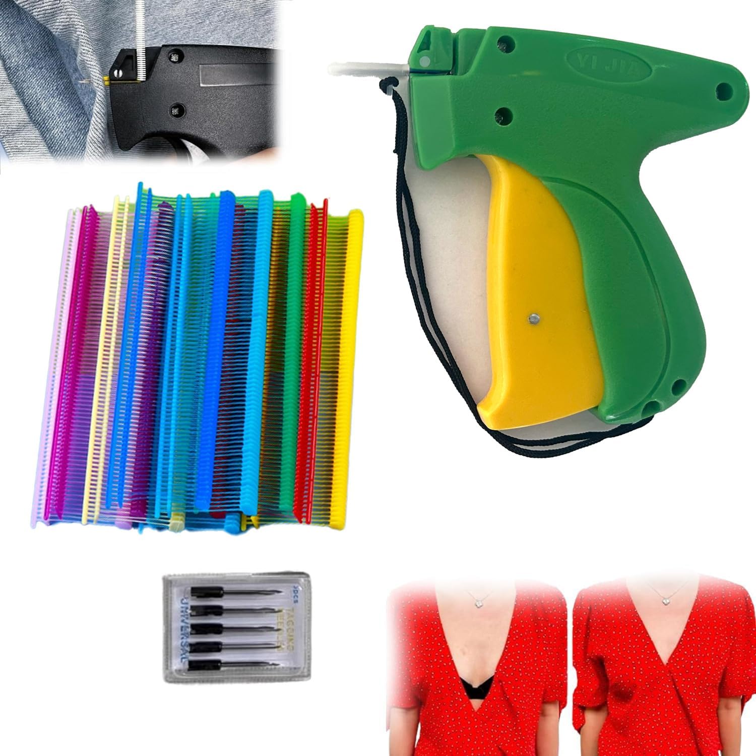 Amazon.com: Quick Clothing Fixer, Micro Stitch Gun For Clothes, Tagging ...