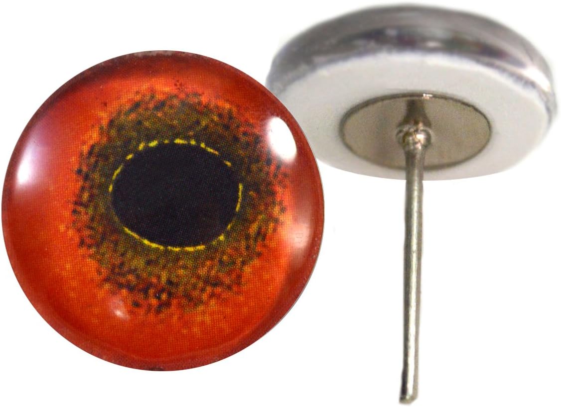 Amazon.com: Red Bird Glass Eyes On Wire Pin Posts for Needle Felting ...