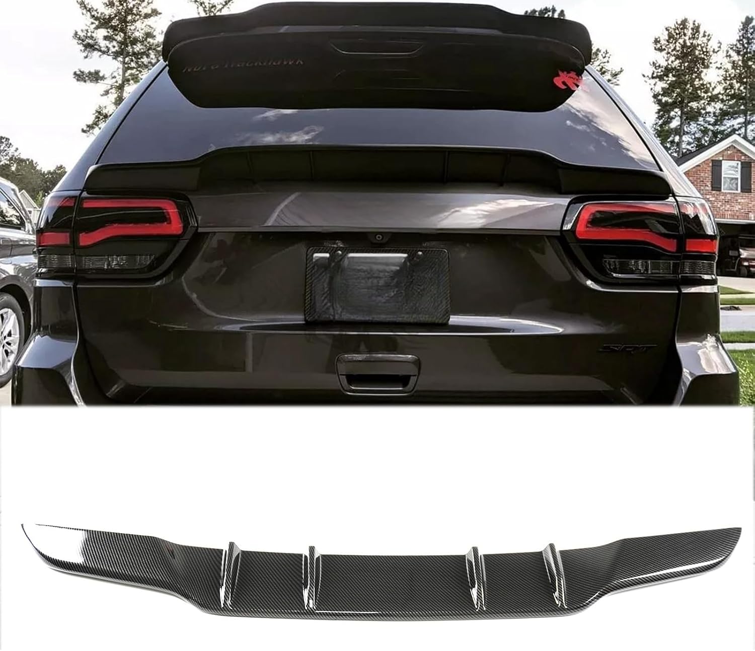 Amazon.com: MUNALP Rear Mid Spoiler for Jeep Grand Cherokee Wk2 2013 ...