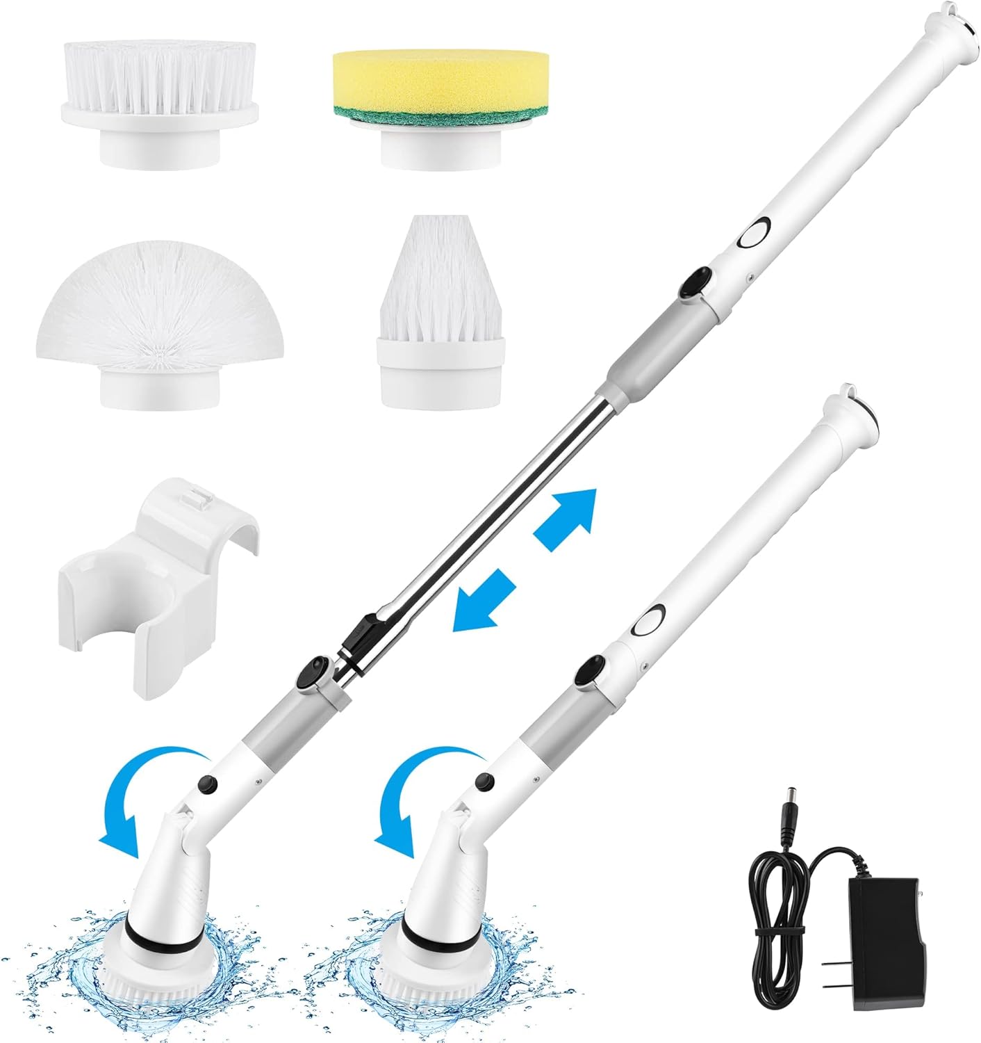 Amazon.com: Electric Spin Scrubber, Power Shower Scrubber with ...