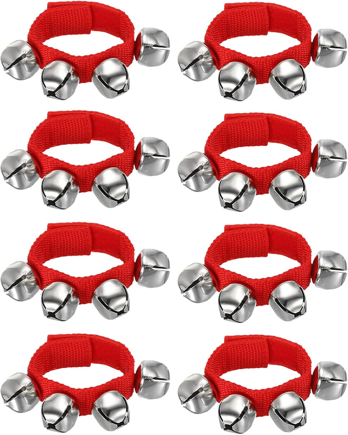 Amazon.com: PATIKIL 8pcs Wrist Bells, Jingle Bells Ankle Bells Wrist ...