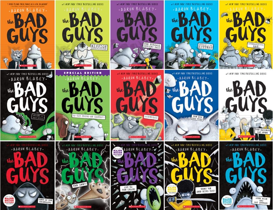 Bad Guys Book Series 1-15 : Aaron Blabey: Amazon.com.au: Books