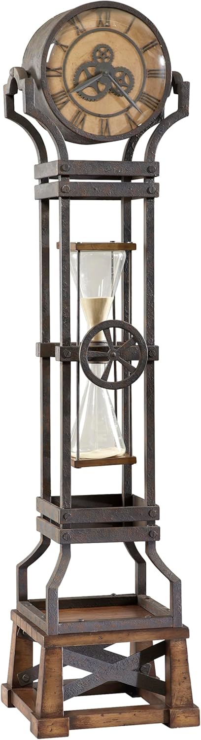 Amazon.com: Howard Miller Hourglass Floor Clock II, Wood Finish with ...