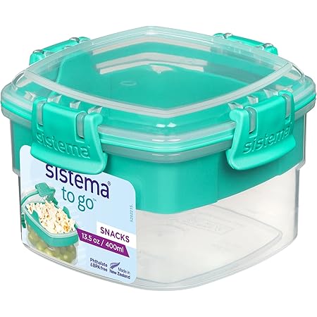 Sistema Snacks TO GO Food Storage Container | 400 ml | Small Snack Pot ...