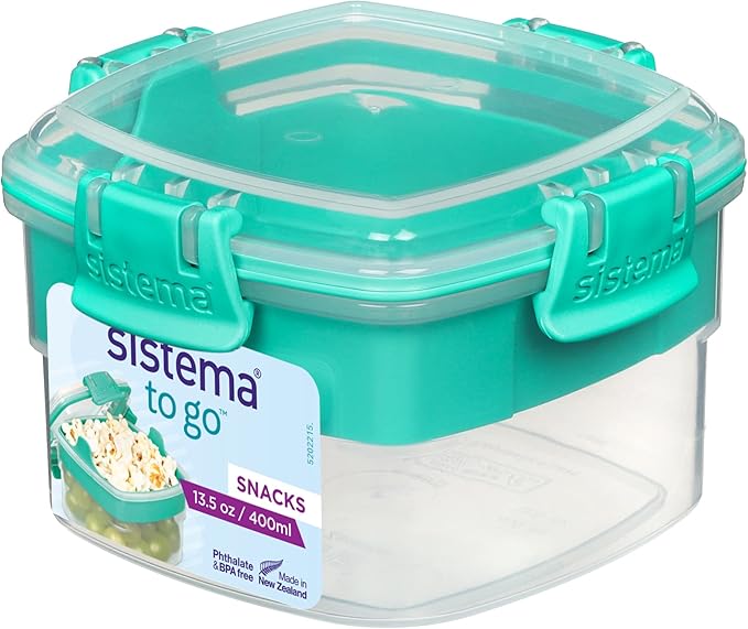 Sistema Snacks TO GO Food Storage Container | 400 ml | Small Snack Pot ...