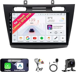 8CORE 4+64GB Radio Stereo for Ford Transit Connect/Tourneo Connect 2010 ...