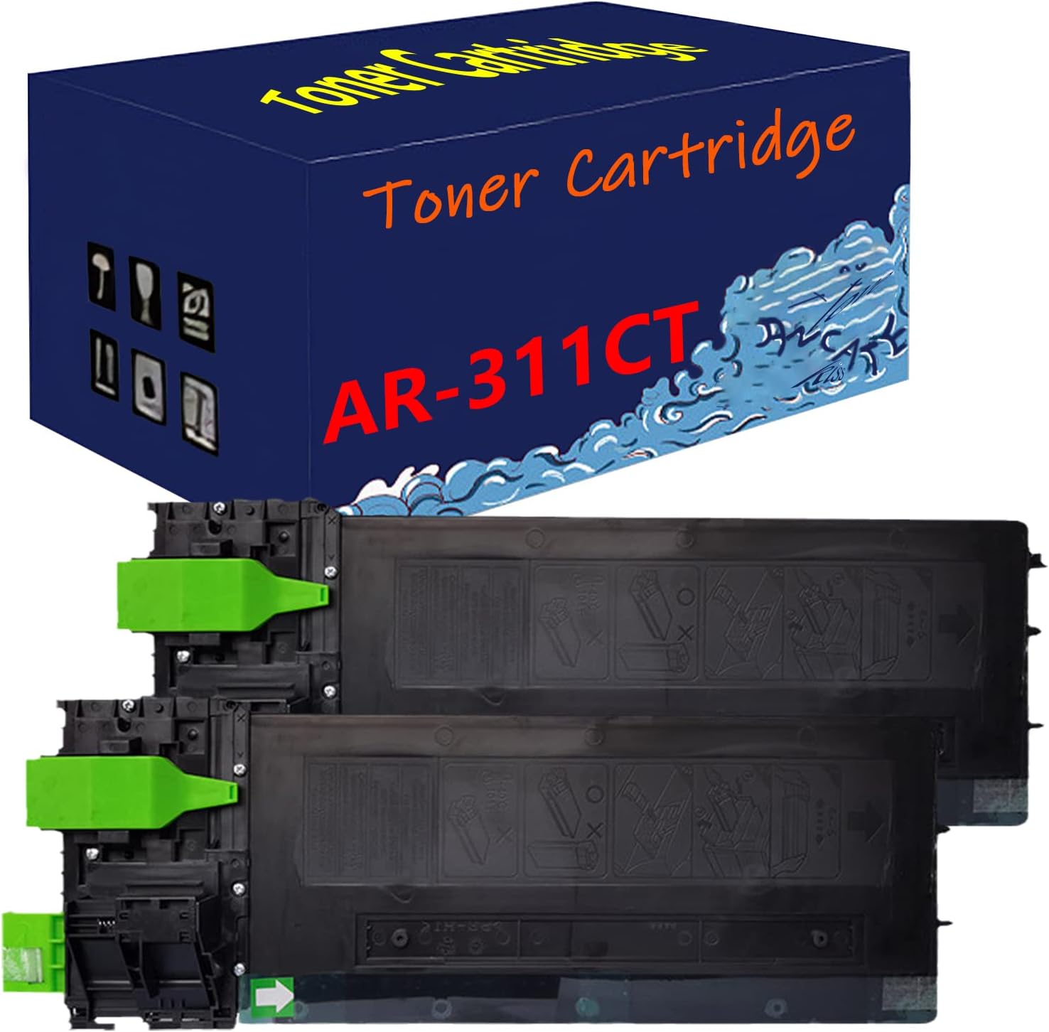 Amazon.com: AR-311CT Toner Cartridge for Sharp, Compatible AR-236 255 ...