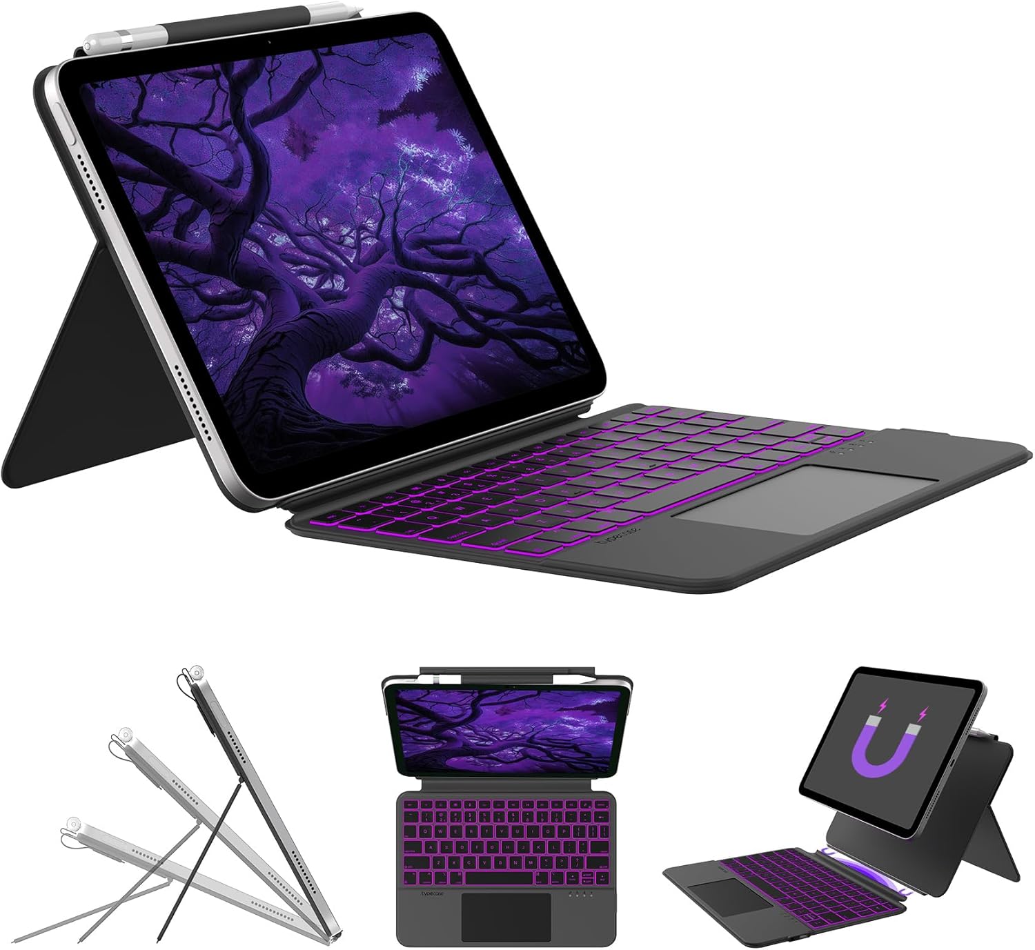 Amazon.com: typecase Folio Duo Keyboard case for iPad 10th Generation ...