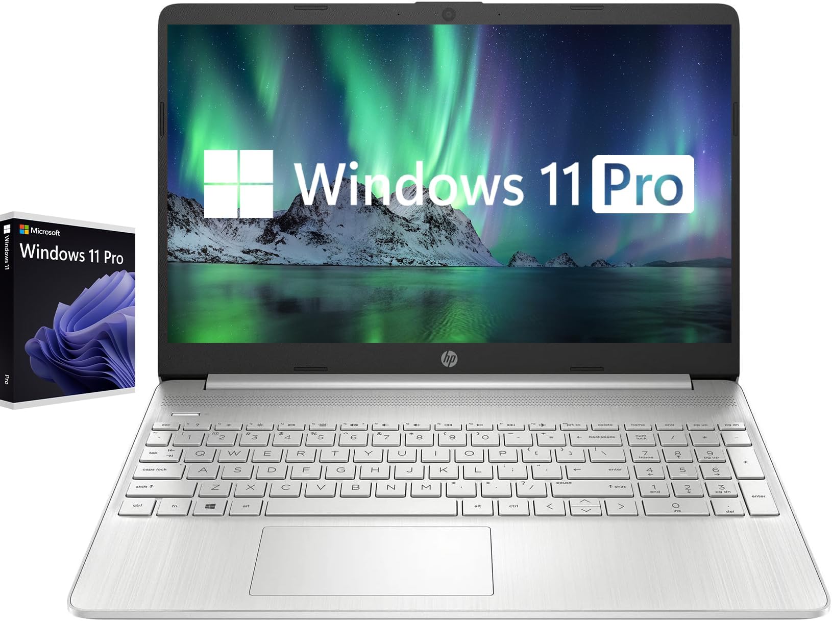 Amazon.com: HP Windows 11 Pro 15 15.6" FHD Business Laptop Computer ...