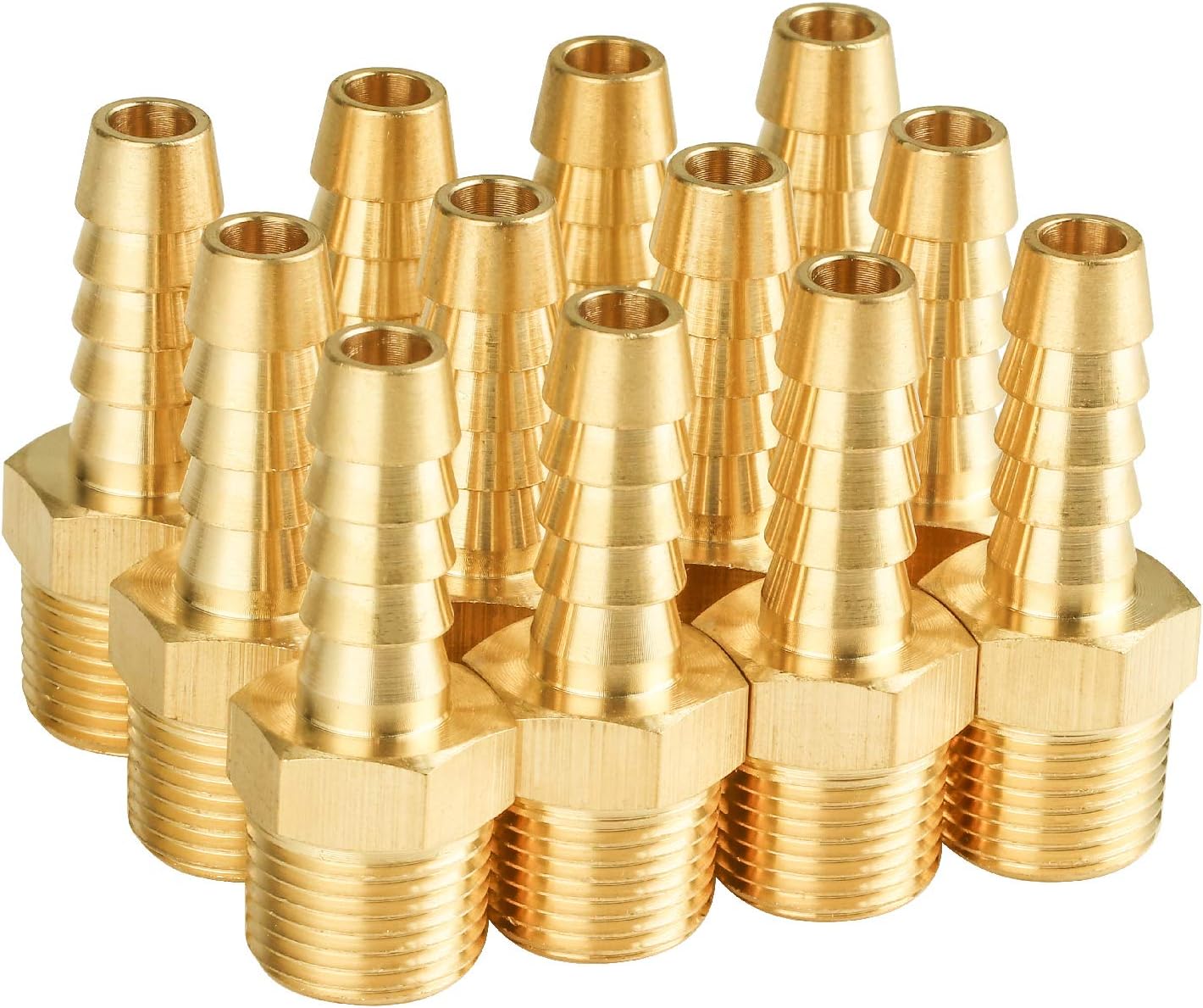 Amazon.com: Interstate Pneumatics F7326-50 Brass Fitting 0.593 inch ...