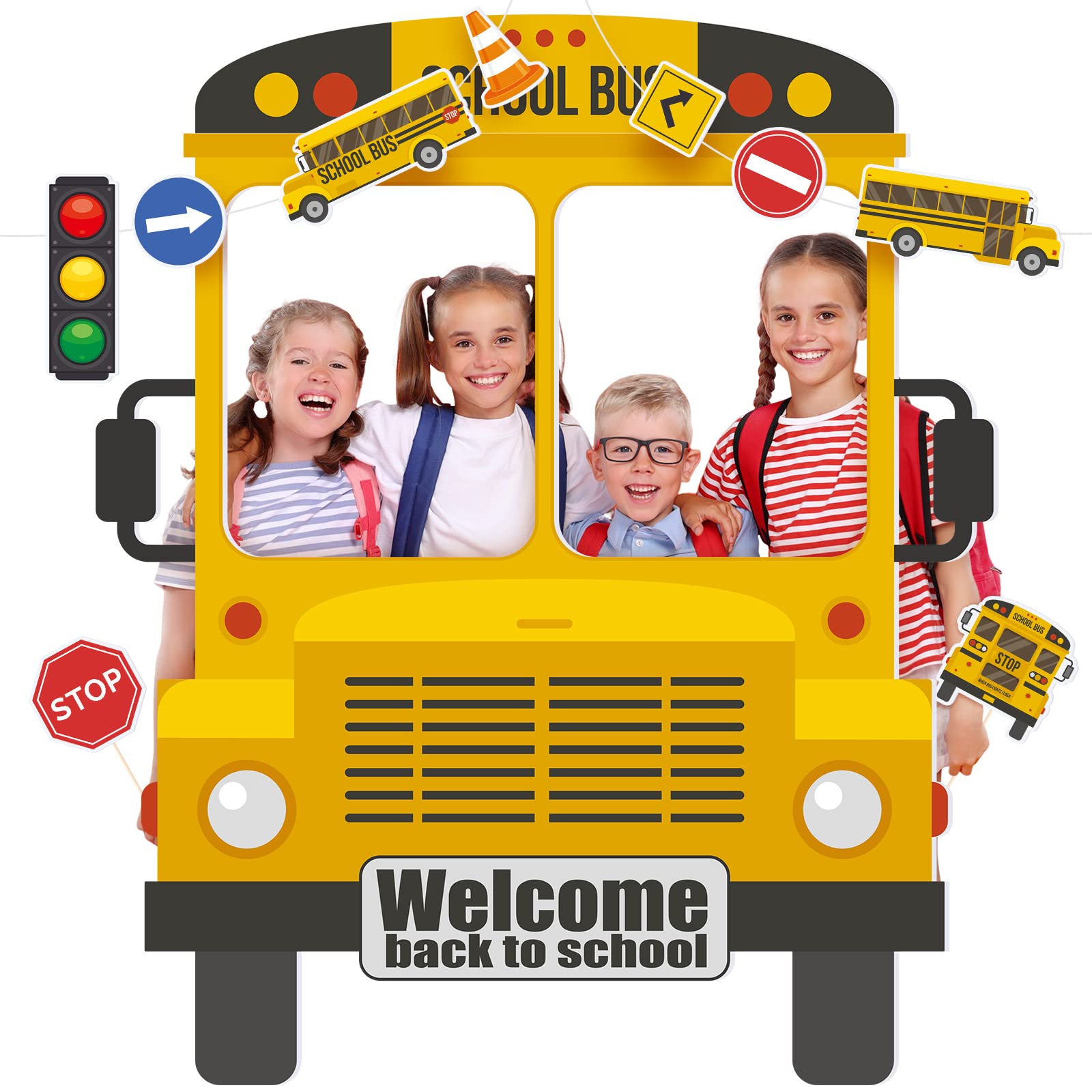 Buy Thenshop 10 Pieces Back to School Selfie Photo Booth Picture Frames ...