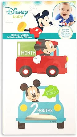 Disney Baby-Boys Character Milestone Belly Stickers Set Layette Set One ...