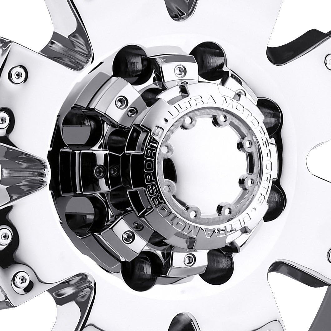 Amazon.com: 4 Pack 89-9880 - Ultra Motorsports 8 Lug Chrome Wheel ...
