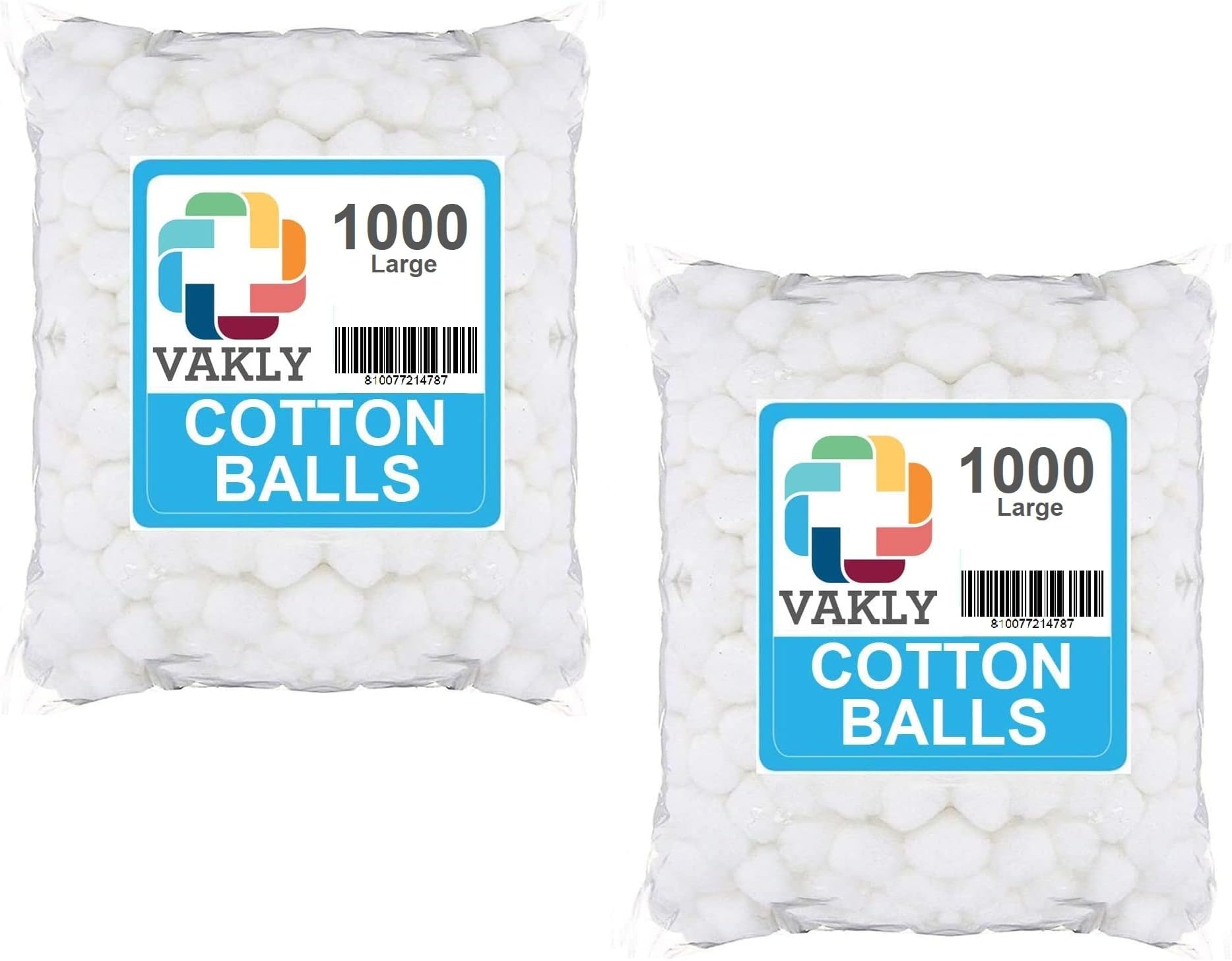 Amazon.com : Cotton Balls [Pack of 2000] Medium Non-Sterile Absorbent ...