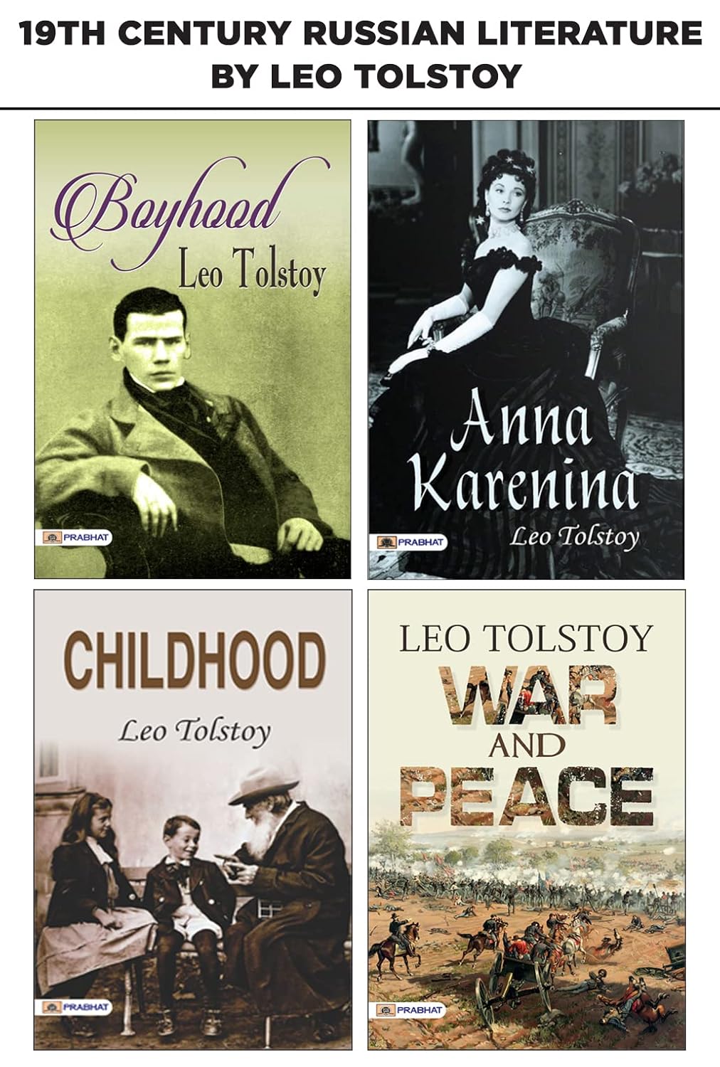 Amazon.com: 19th Century Russian Literature by Leo Tolstoy : War and ...