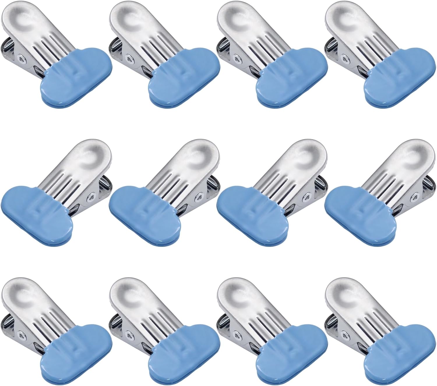 Amazon.com - PHITUODA 12 Pack Chip Bag Clips with Silicone Edges, 1.5 ...