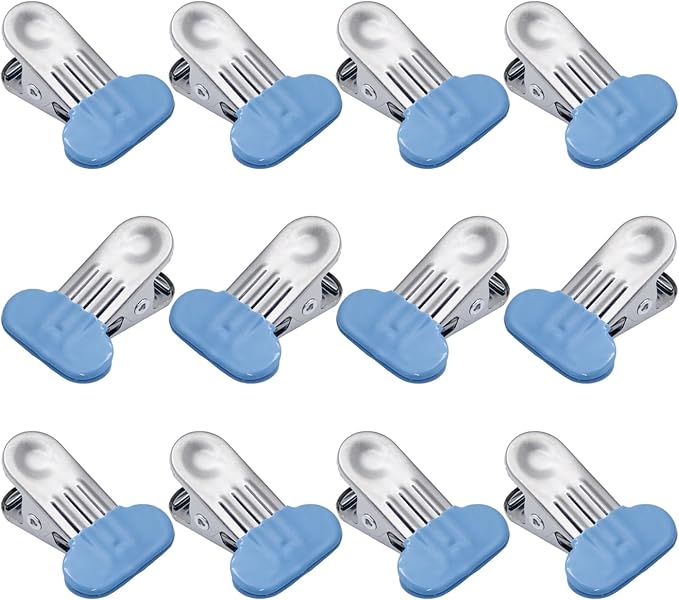 Amazon.com - PHITUODA 12 Pack Chip Bag Clips with Silicone Edges, 1.5 ...