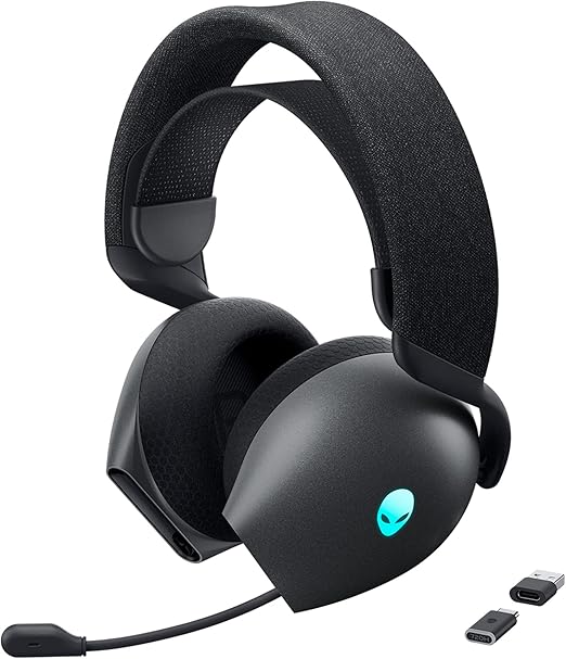 Amazon.com: Alienware AW720H Dual-Mode Wireless Gaming Headset - Dolby ...