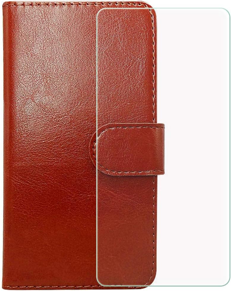 Amazon.com: Wallet Case for BLU G93 (6,8") + Tempered Film Glass Screen ...