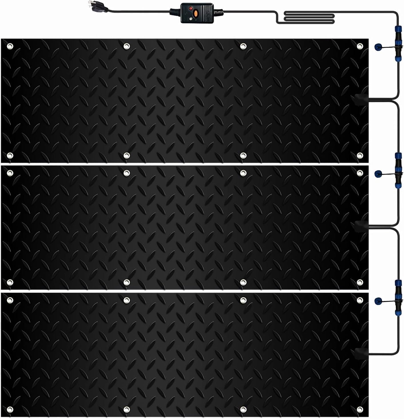 Amazon.com: JEEKOS Snow Melting Pedestrian Pad, Anti Slip Rubber ...