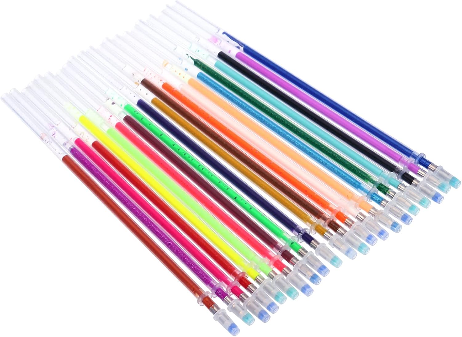 PATIKIL Glitter Gel Pen Refills Only, 48Pcs Fluorescence Pen Refills ...