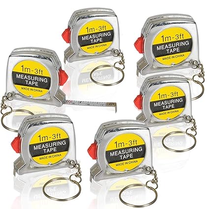 Amazon.com: ArtCreativity 1.5 Inch Tape Measure Keychains for Kids and ...