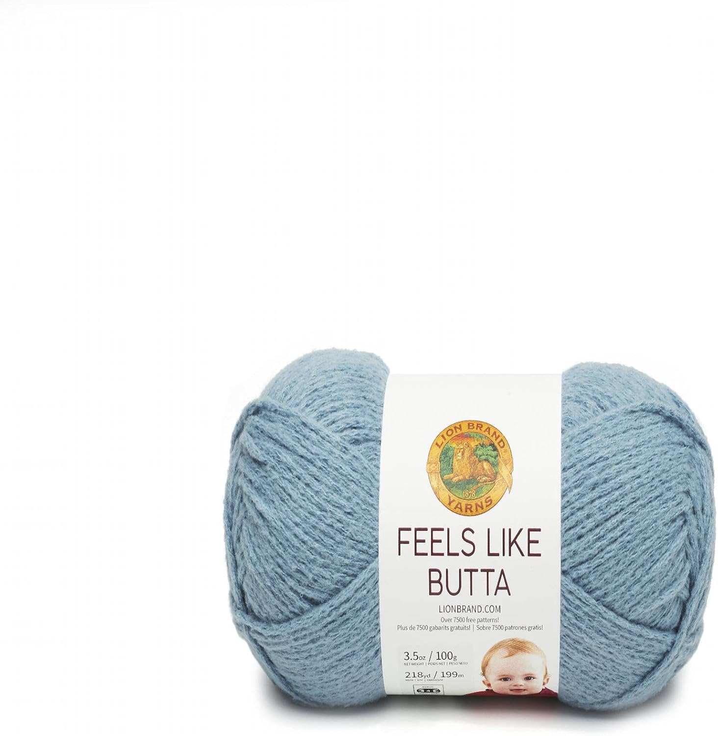 Lion Brand Yarn Feels Like Butta, weiches Kammgarn zum Stricken, Häkeln ...