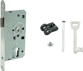 Buddy4Home house accessoires Buntbart Tür-Einsteckschloss für ...