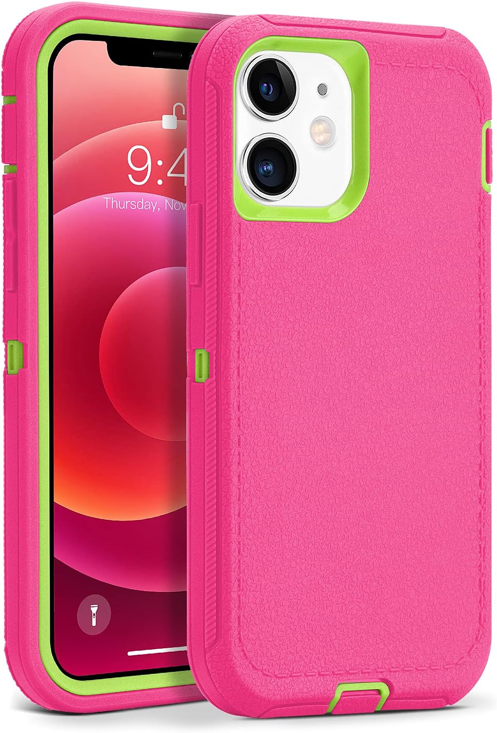 Amazon.com: Riosicor for iPhone 12 Case/iPhone 12 Pro Case, [Dropproof ...