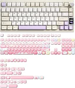 Amazon.com: YUNZII AL80 Wireless Mechanical Keyboard(Beige, Gateron ...