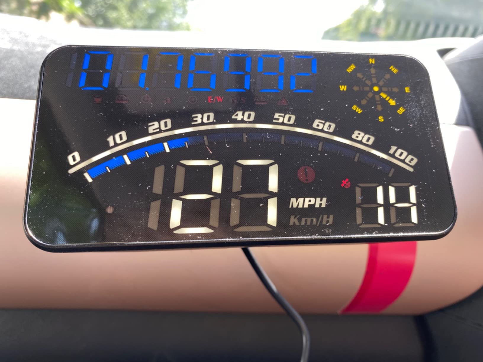 Aceshop Auto Car HUD Head Up Display KMH & MPH Digital GPS Smart ...