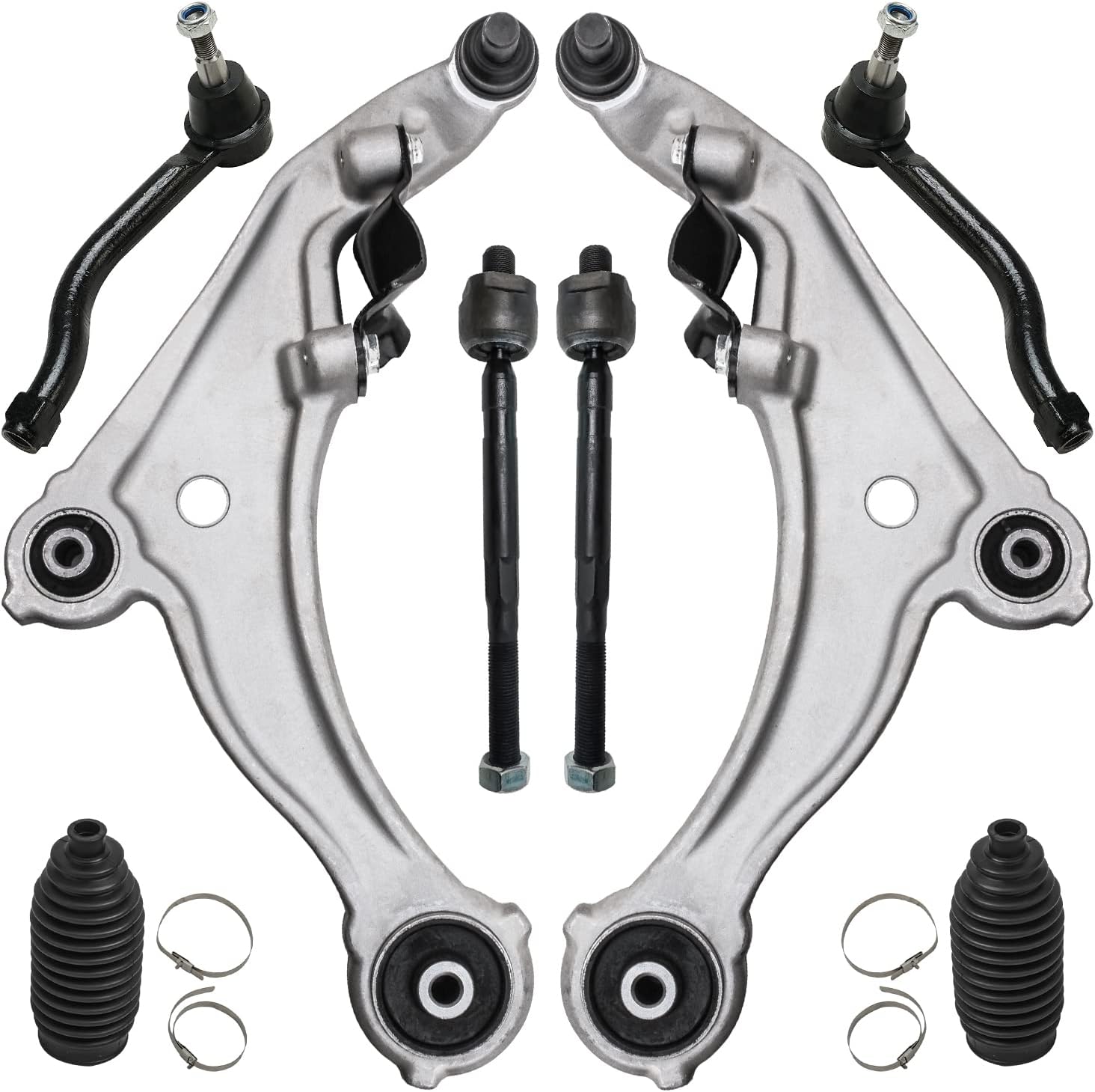 Amazon.com: Detroit Axle - 8pc Front End Control Arms Kit for 09-14 Nissan Maxima, 2 Lower ...